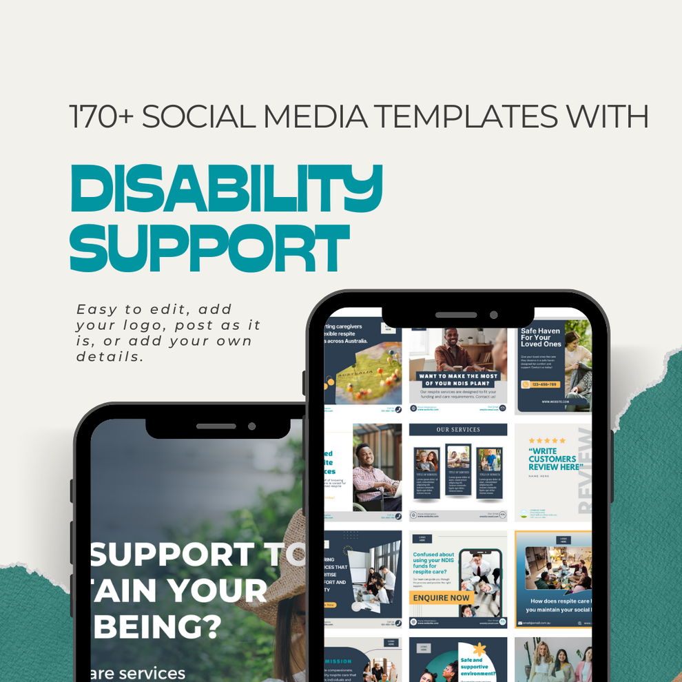170+ Social Media Templates for Disability Support Workers – Provider ...